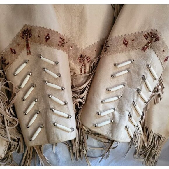 Arturo | Jackets & Coats | Vintage Arturo Burray Olson Leather Fringe ...